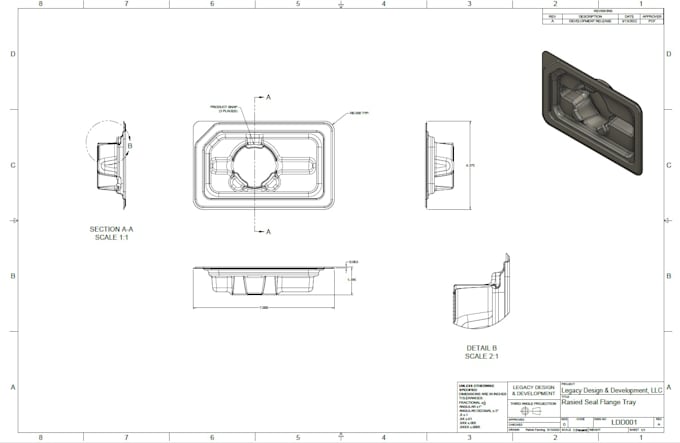 Provide manufacturing 2d drawings and 3d cad design product design ...