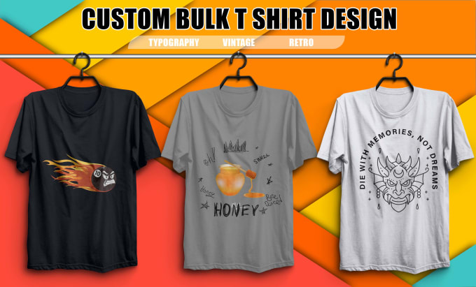 Do custom merch by amazon bulk tshirt and graphic t shirt design