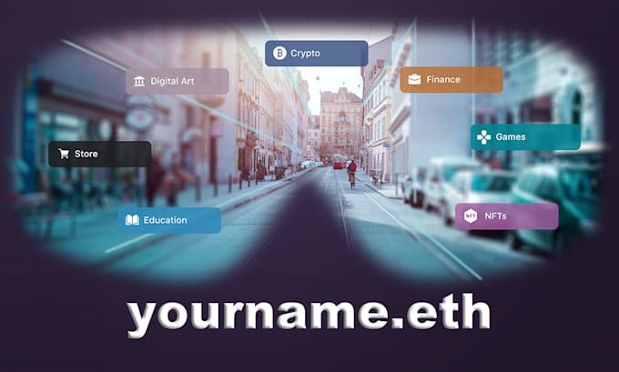 Register and buy one eth ens domain for your web 3 campaigns by Ensdomains | Fiverr