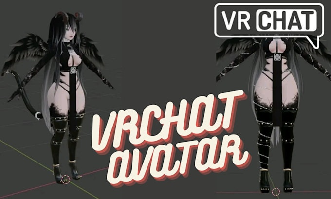 Do custom vrchat vroid vr character furry avatar nsfw modelling by Snowcait | Fiverr