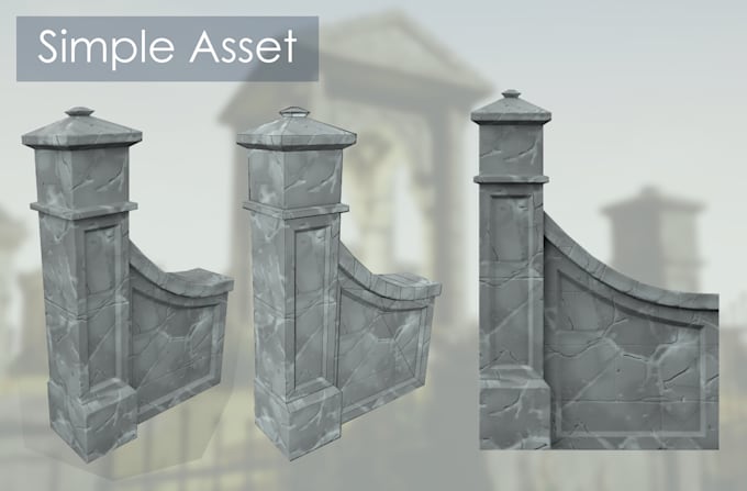 Modelize one or multiple 3d assets by Manonchaumette | Fiverr