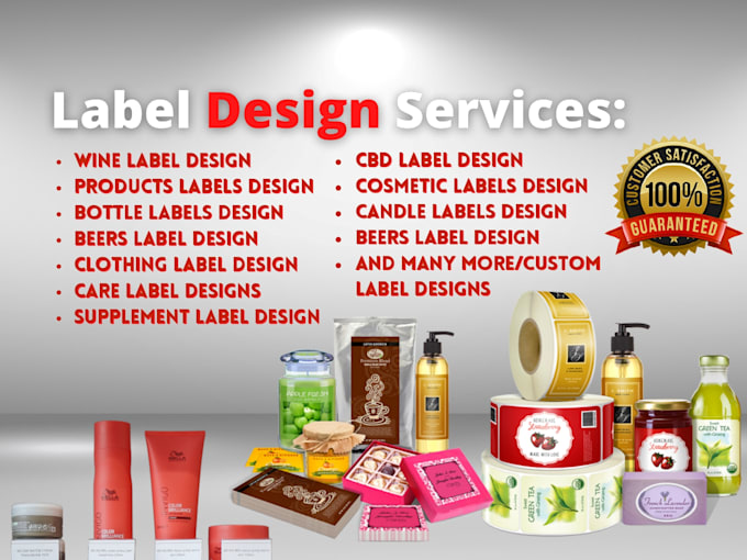 Professional latest lable designer by Younusbhatti | Fiverr