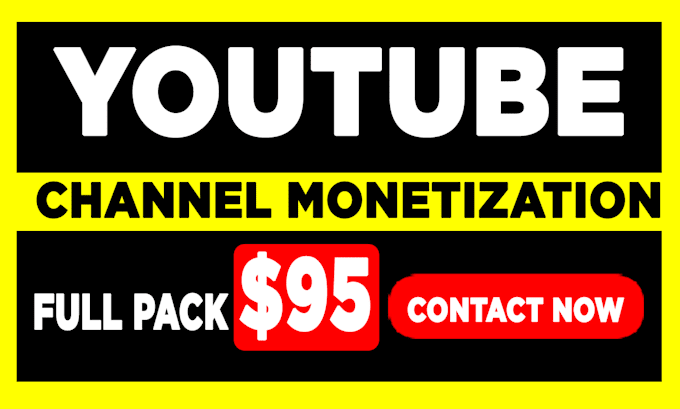Do complete youtube channel monetization in 4 days by Safa_works | Fiverr