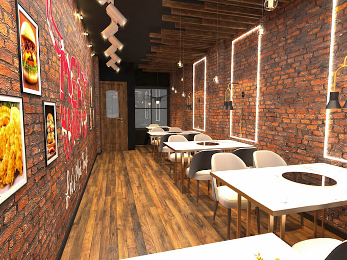 Design your 3d retail shop, cafe, bar, restaurant, showroom, shop ...