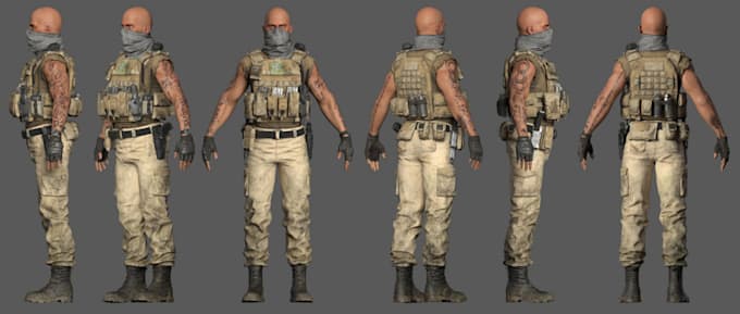 Design 3d game character, 3d unreal engine character, 3d character ...