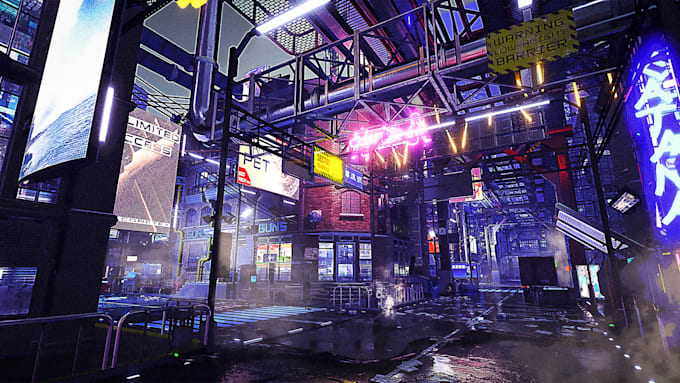 Create 3d environment art, spatial io space, vrchat rooms and metaverse ...