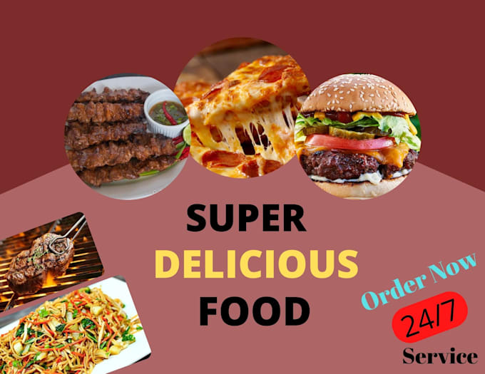 Design marvelous food menu design, digital menu board and food flyer by ...