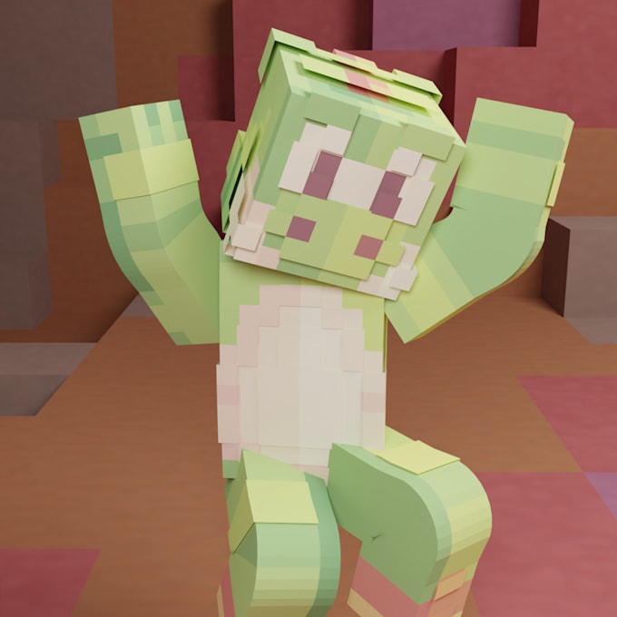 Render your minecraft skin for a wallpaper or pfp by Strumboo_ | Fiverr