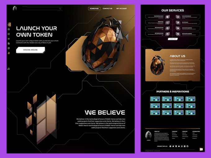 Make a frontend responsive website i design to html and css by ...