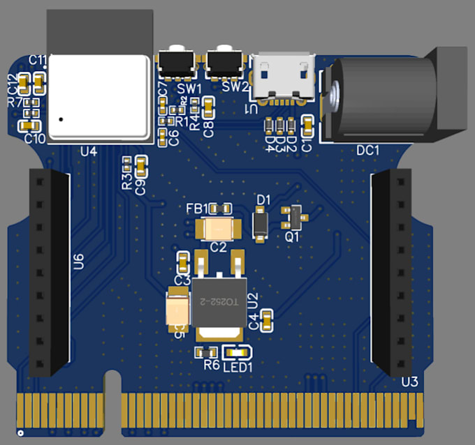 Design all your pcbs and 3d enclosures by Enochabban | Fiverr