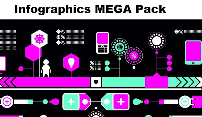 Give you thousands of infographics in ultra mega pack by Cellcom | Fiverr