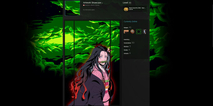 Make custom steam artwork showcase for u by Xamcarr | Fiverr