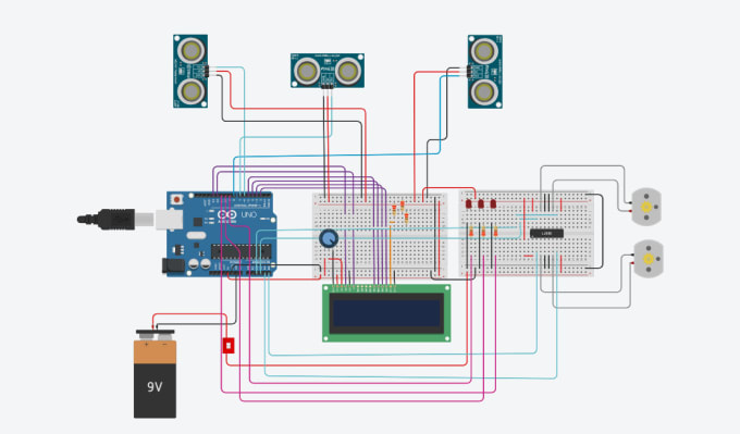 Do Circuit Simulation And Arduino Programming In Tinkercad By Zunuran1 Fiverr