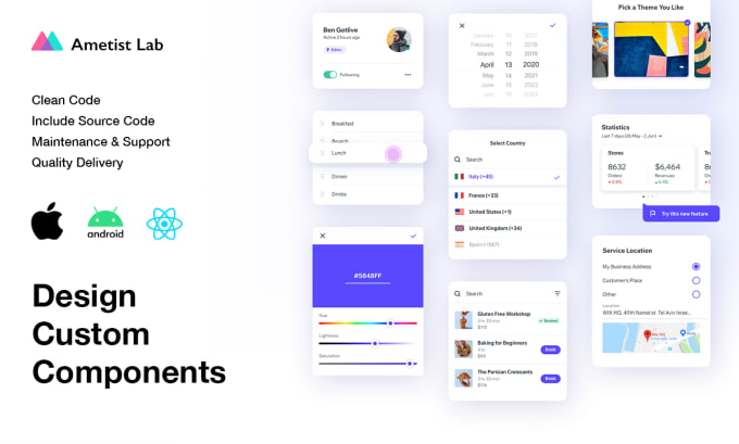 Develop ios and android applications by Ametistlab | Fiverr Develop ios and android applications by Ametistlab | Fiverr
