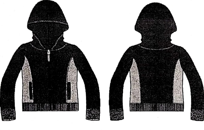 Make pattern for your princess seam slit thumb hoodie jacket pattern by ...