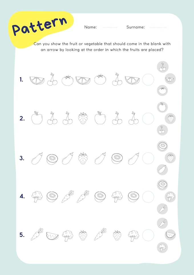 Design you ll really like activity worksheets for you by Ysfatsvr | Fiverr