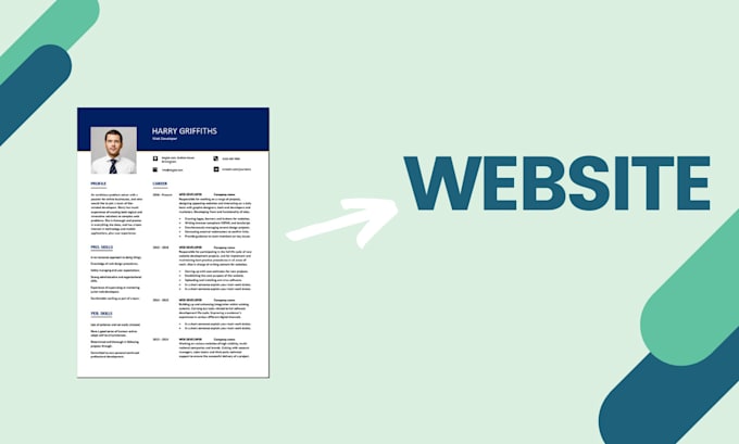 Convert your professional resume into a website by Douglas_vasquez | Fiverr