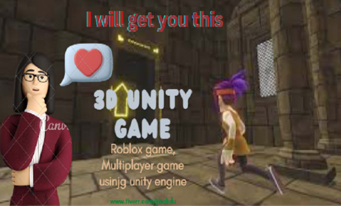 Develop 2d, 3d unity game, roblox game, multiplayer game usinjg unity ...