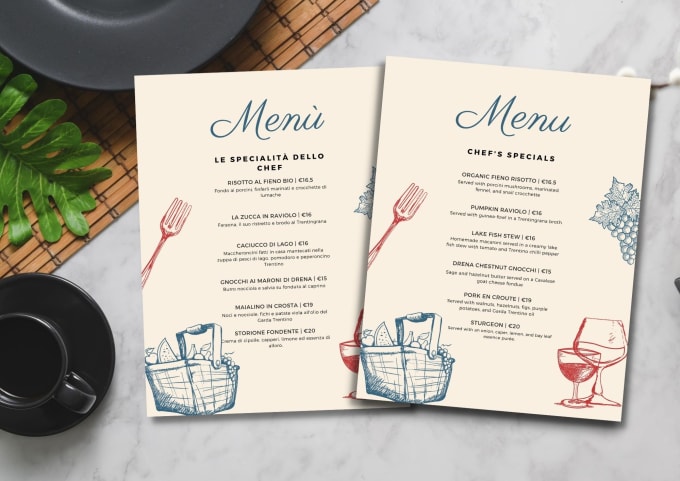 Translate your restaurant menu into english by Beaguarnieri | Fiverr