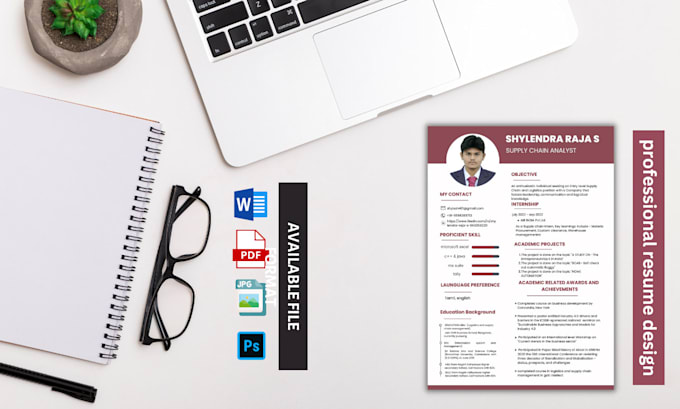 Design tech cv, modern, executive, data science, ats, engineering ...