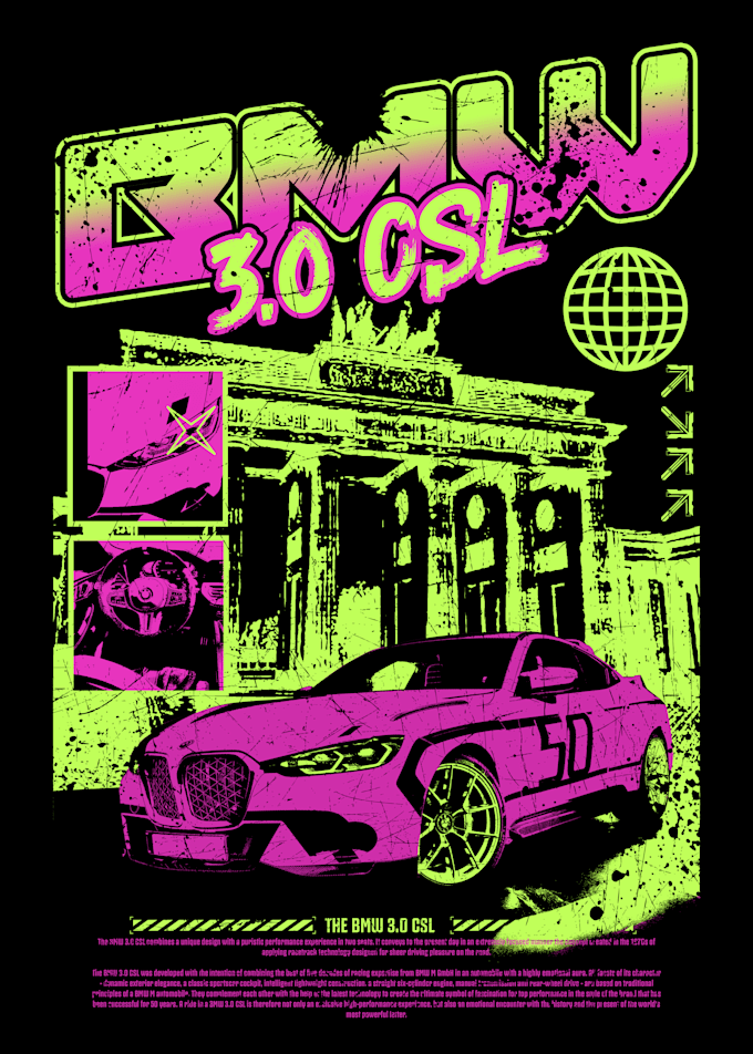 Create your car into streetwear designs asap by Mahbubvector | Fiverr