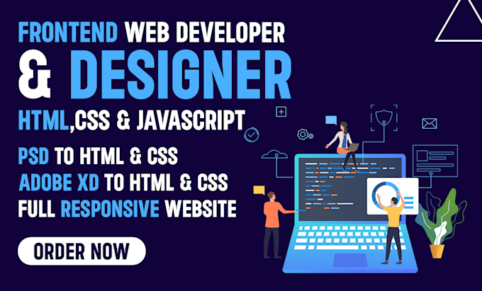 Do front end web designing using html and css by Nayab_ashraf1 | Fiverr