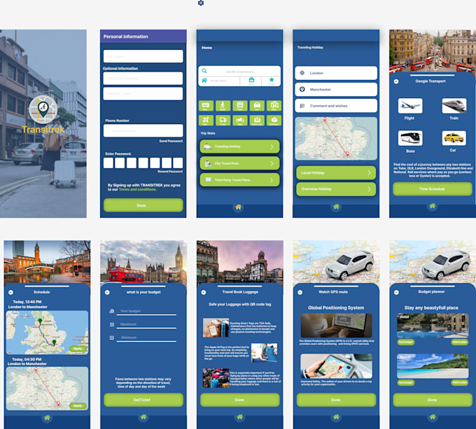 Do mobile app ui ux design for android and ios, wireframe by Prographics405 | Fiverr