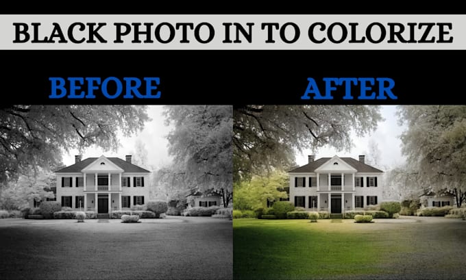 Coloring and restore your black and white photo manually by ...