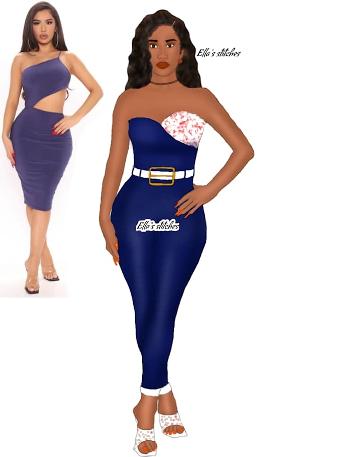 Draw any fashion illustration or sketchwork by Mercyleee | Fiverr