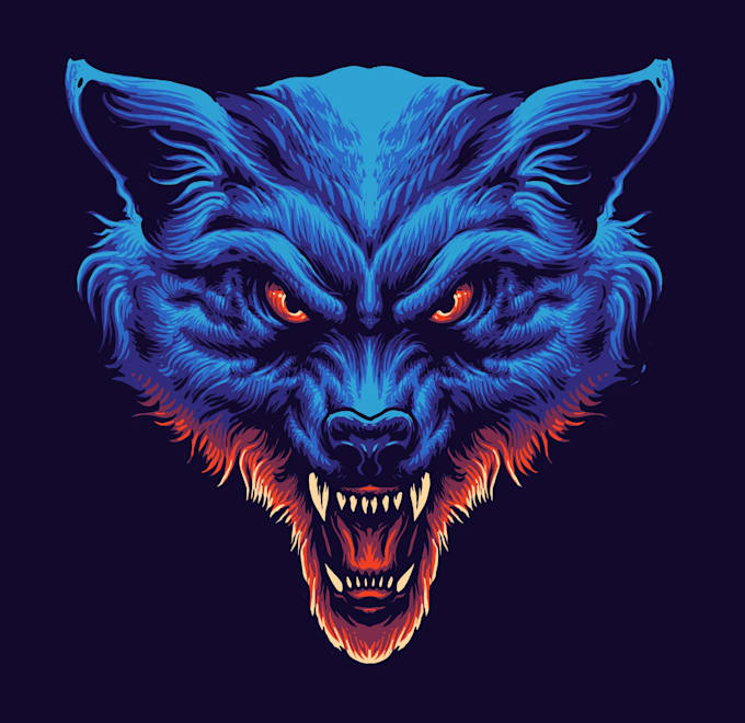 Do make an modern custom wolf logo by Amelia_day5 | Fiverr