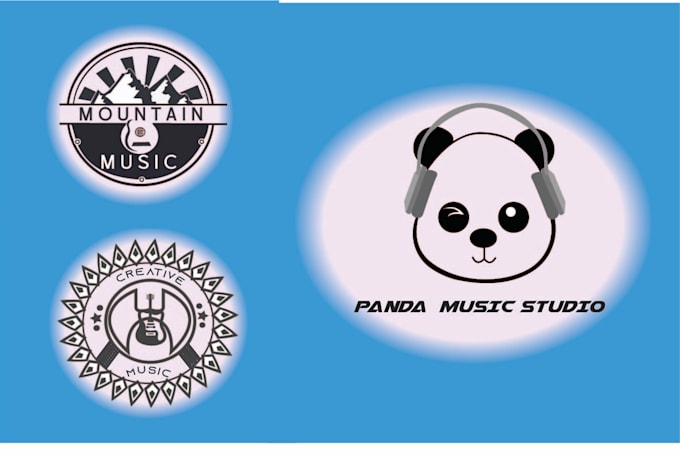 Draw band, producer, dj and creative custom text music logo by ...