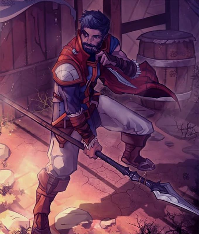 Make dnd characters art illustrations commissions by Osusthotum | Fiverr