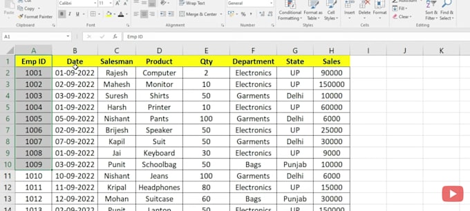 Clean and arrange your excel data in cheapest price by Graphicastech | Fiverr