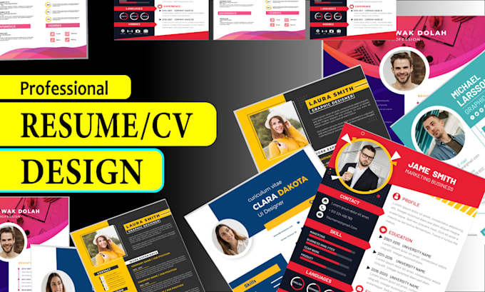 Make professional resume design and cv design in 2 hours by Farhat_shah | Fiverr