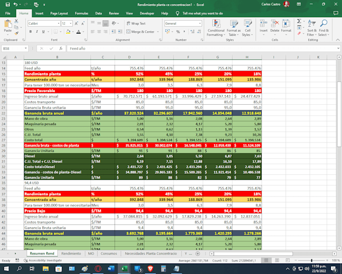 Analyze and interpret your data, process automation in excel by Clcc71 ...