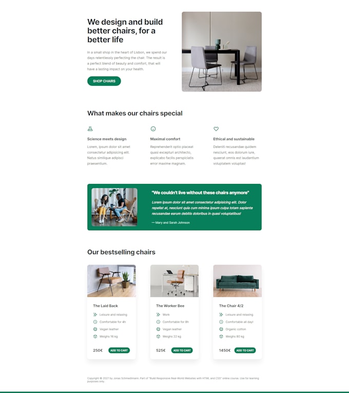 Make you good website for cheap price html css javascript by Batocanind ...