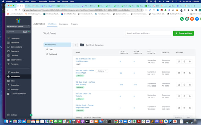 Setup your go high level account, build funnels, workflow and ...
