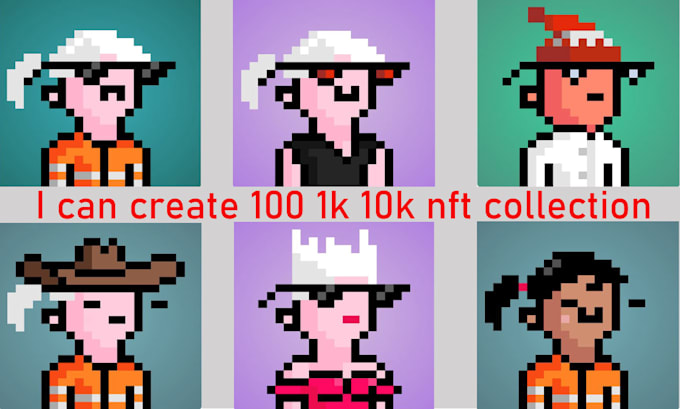 Create custom character, mascot, traits for nft art by Jubrannn | Fiverr