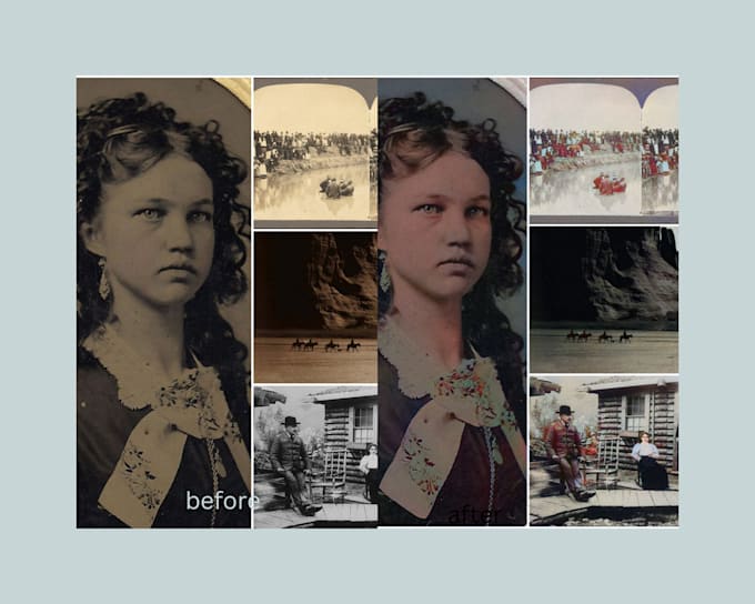Repair your old photos colorize restoration high quality by Salim050 ...