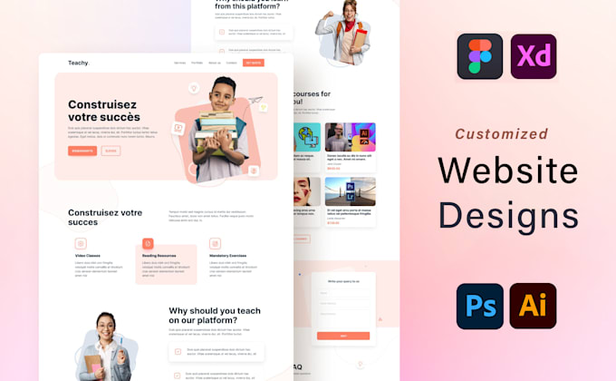 Make web page design with flow by Mart_vid | Fiverr