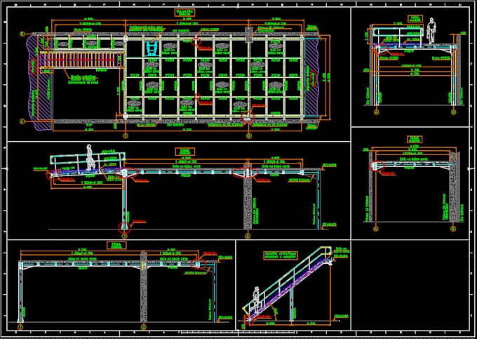 High quality details for metal construction on autocad 2d tekla 3d by ...