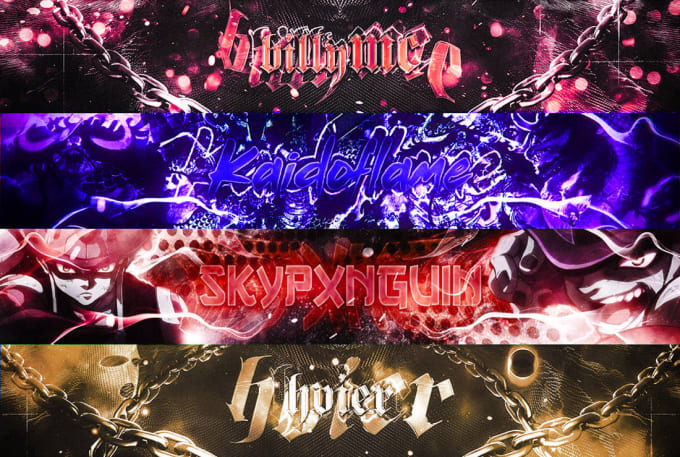 Design the perfect youtube banner in 4 hour by Ilyassbouazize | Fiverr