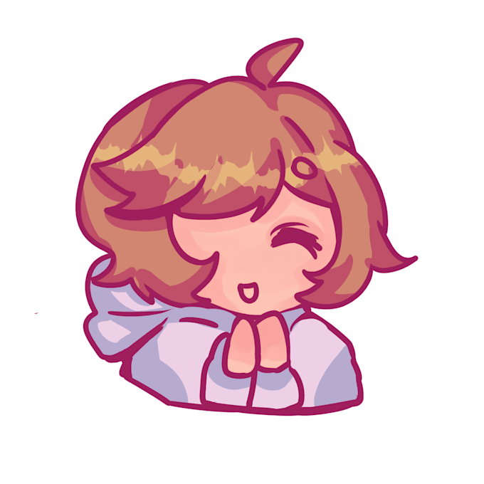 Draw a cute chibi emote by Saory_lu | Fiverr