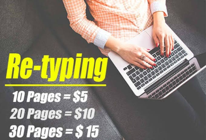 Do a very fast typing job 100 pages in one day by Emejimjoseph | Fiverr