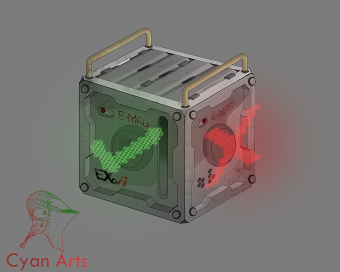 Design cyberpunk or futuristic prop concepts for you by Elevenzerosix ...