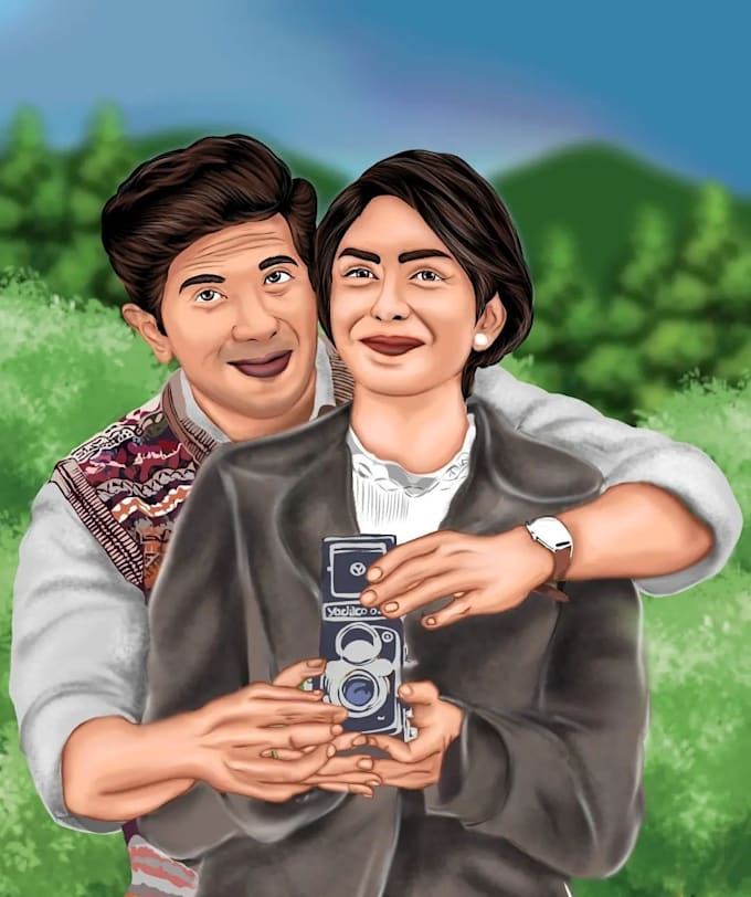 Do vector illustration and cartoon drawings by Nandhusekhar | Fiverr