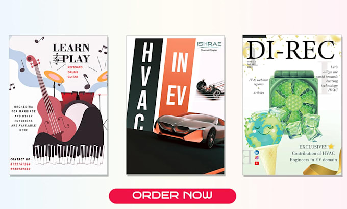 Design creative and amazing posters for you by Yashwanthraj965 | Fiverr