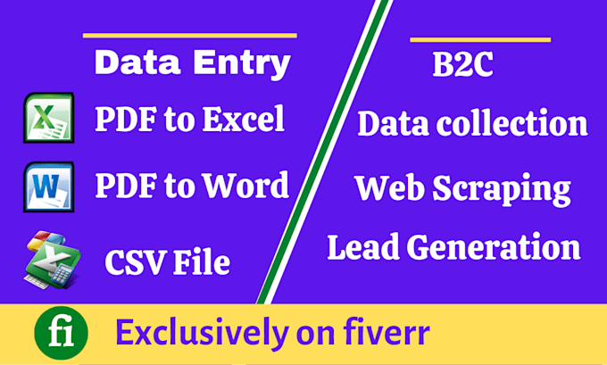 Data entry, google docs excel, typing, copy paste work by Applead2040 ...