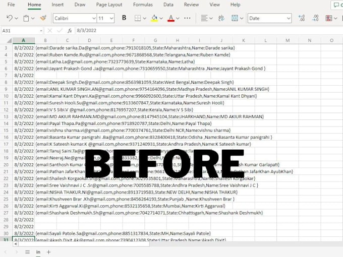 Clean Organize Merge And Format Excel And Csv Data By Hussaynseo 