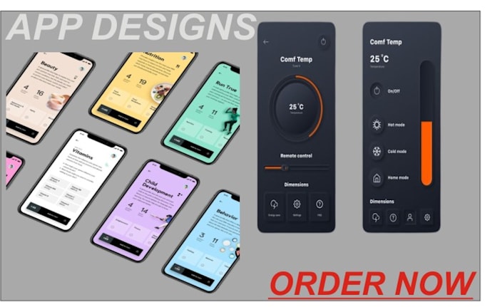 Design awesome app in ui ux design, play store, app store for you by Dezzyart500 | Fiverr